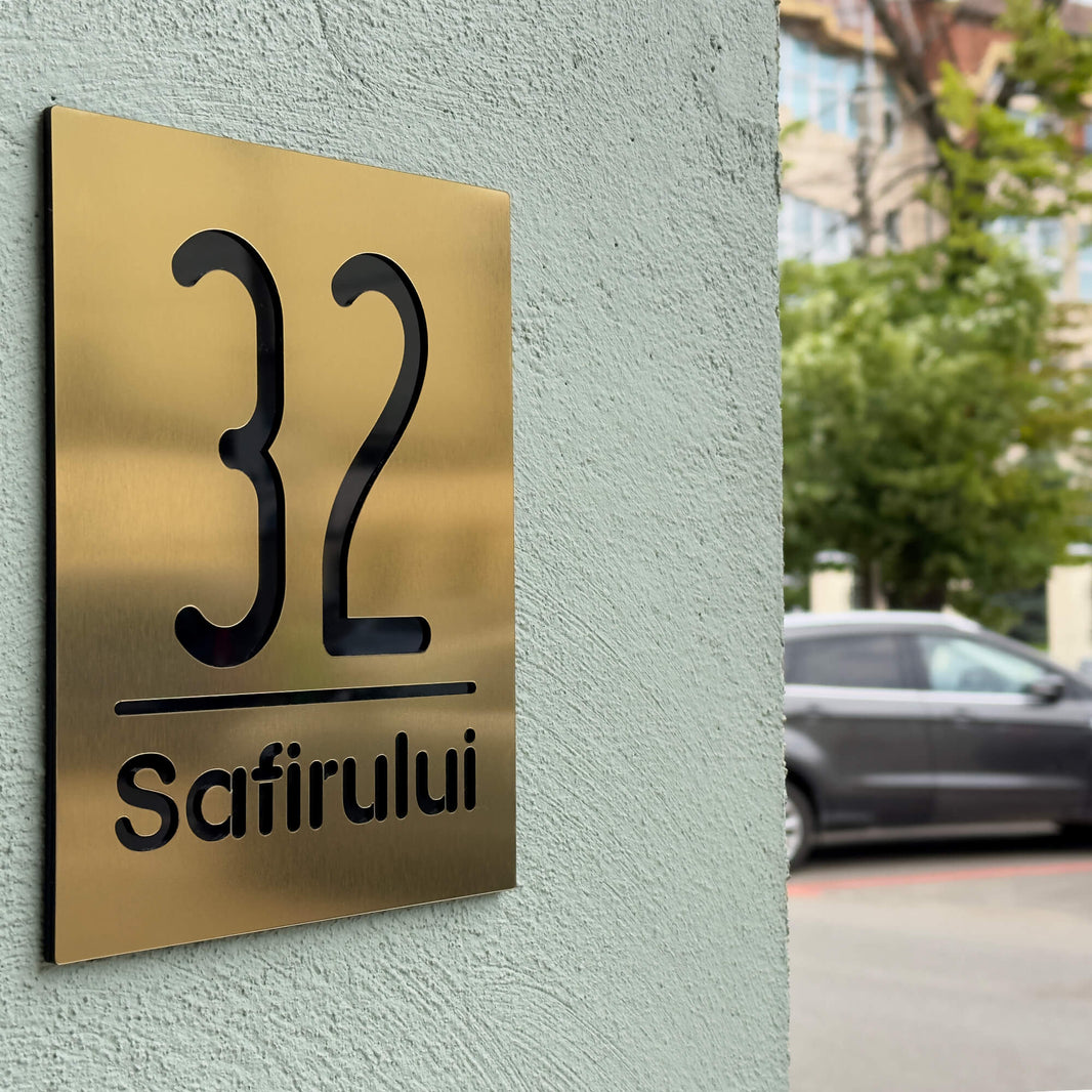 Numere de Casa Personalizate si Rezistente | eGrav.ro – Gravura Pe Orice